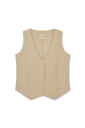 Vir Vita Button Detailed Vests For Women