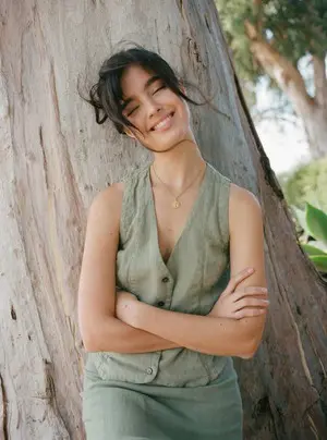 VIR VITA Violette Vest - Sage