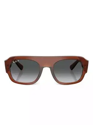 Ray-ban Geometric-frame Sunglasses - Brown