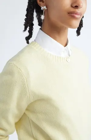 Sandy Liang Hairbrush Bow Drop Earrings