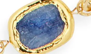 KARINE SULTAN Kyanite Station Necklace