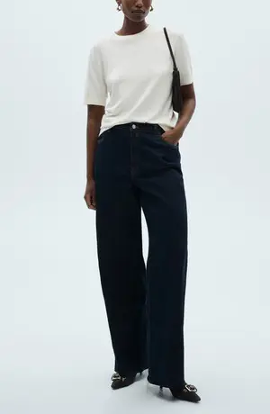 Mango Short Sleeve Sweater