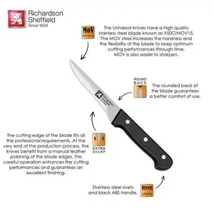 RICHARDSON SHEFFIELD Universal 5-inch Boning Knife