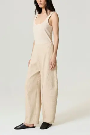 NOCTURNE Cord Detailed Trousers - Ivory
