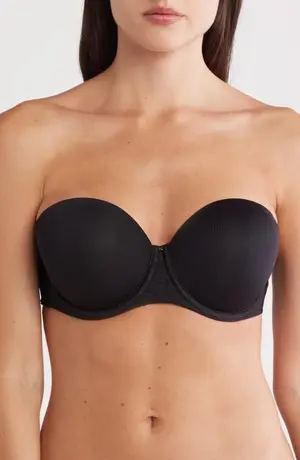 Chantelle Full Bust Strapless Underwire Bra - Black