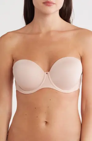 Chantelle Full Bust Strapless Underwire Bra - Rose