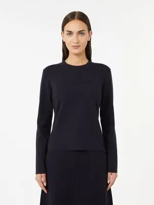 Max Mara Relaxed Fit Viscose And Wool Sweater