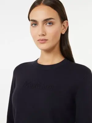 Max Mara Relaxed Fit Viscose And Wool Sweater