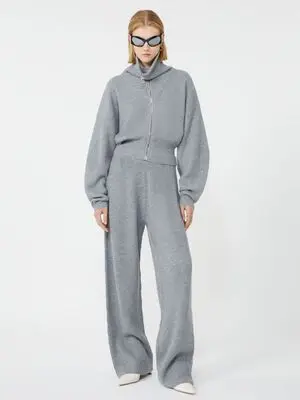 Max Mara Cashmere-blend Wide-leg Trousers