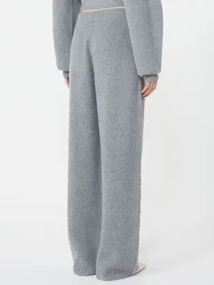 Max Mara Cashmere-blend Wide-leg Trousers