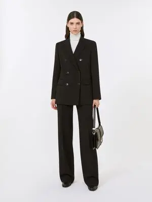 Max Mara Wool Crepe Trousers
