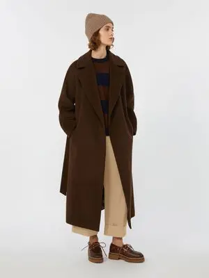 Women's Belted Wool Blend Coats