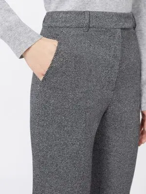 Max Mara Cigarette-fit Jersey Trousers