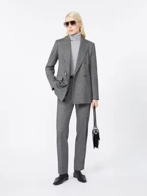 Max Mara Cigarette-fit Jersey Trousers
