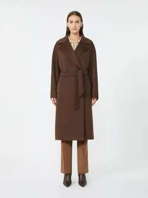 Max Mara Double-breasted Wool Midi Coat