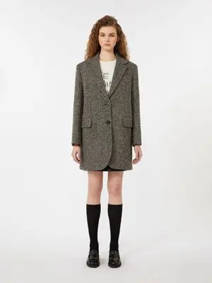 Max Mara Single-breasted Pure Wool Coat