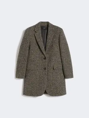 Max Mara Single-breasted Pure Wool Coat