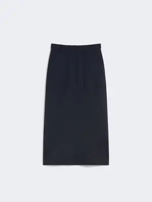 Max Mara Long Wool Blend Skirt