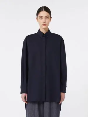 Max Mara Asymmetrical Cotton Shirt