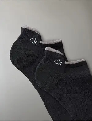 Calvin Klein Double Tab No Show Socks 6-pack