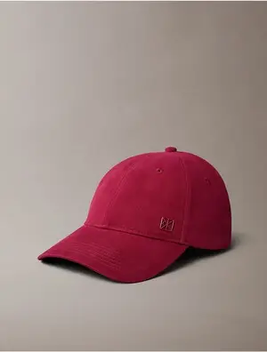 Calvin Klein Emblem Baseball Cap Magenta Jewel