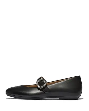 Fitflop Delicato Embellished Flats - Black