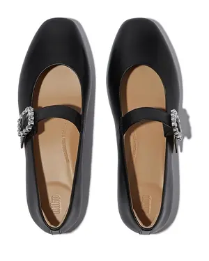 Fitflop Delicato Embellished Flats - Black