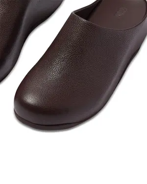 Fitflop Shuv Tumbled Leather Clogs