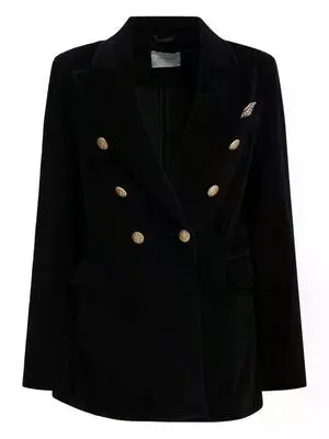 CIRCOLO 1901 Double-breasted Velvet Blazer