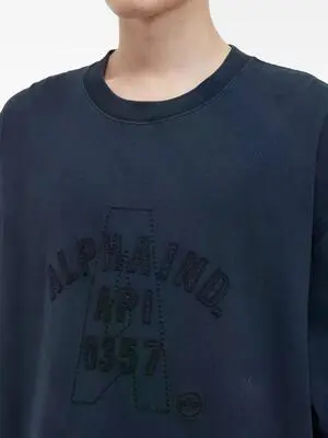 Alpha Industries Embroidered-logo Cotton T-shirt