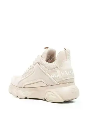 BUFFALO Chai Leather Chunky Sneakers - Neutrals