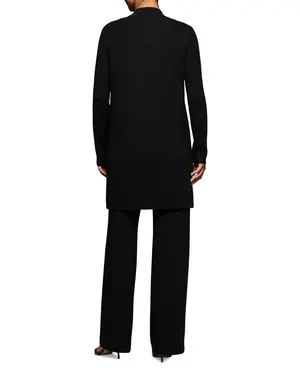 NIC+ZOE Wool Cashmere Blend Juliette Coat - Black Onyx