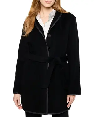 NIC+ZOE Reversible Quilted Coat - Black Onyx