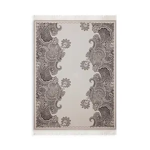 Etro Bloom Floral Jacquard Wool Throw - Khaki