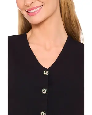 CECE DUPRAZ Jewel Button Vest