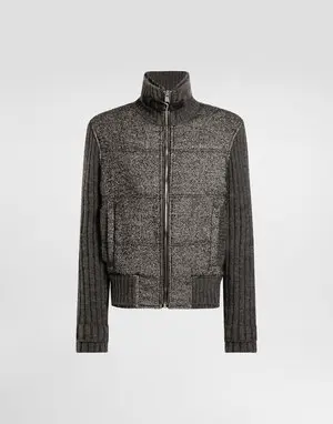 Dolce & Gabbana Knitted Houndstooth Jacket