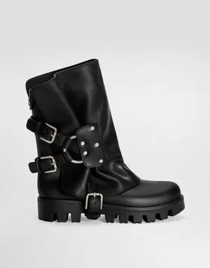 Women's Punk Style Leather Boots
