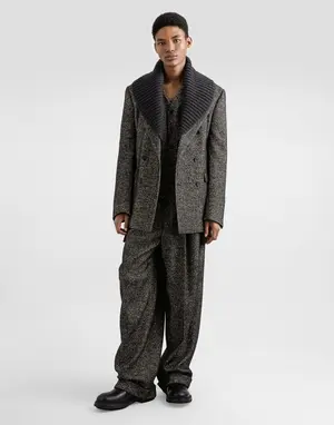 Dolce & Gabbana Wool Chevron Trousers