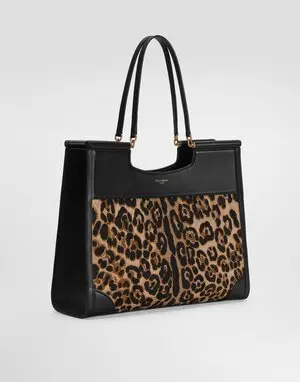 Dolce & Gabbana Sicily Large Shopping Bag With Embroidery