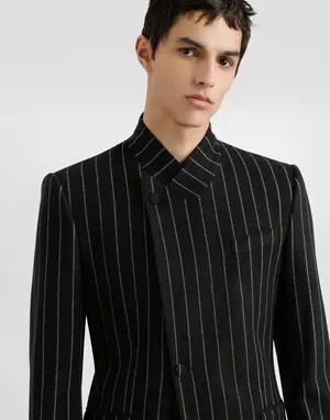 Dolce & Gabbana Sicilia Striped Wool Jacket - Multicolor
