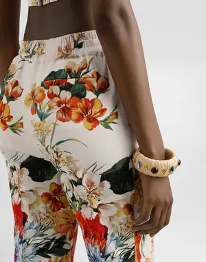 Dolce & Gabbana Floral Printed Trousers