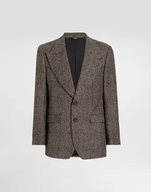 Dolce & Gabbana Glen Plaid Single-breasted Jacket