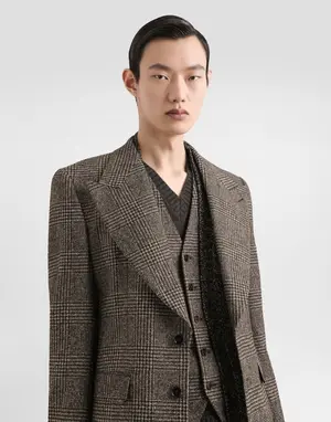 Dolce & Gabbana Glen Plaid Single-breasted Jacket