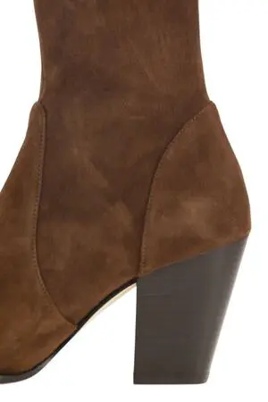 STUART WEITZMAN Jolene Suede Ankle Boots