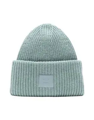 Acne Studios Pansy Face Yak Beanie - Blue