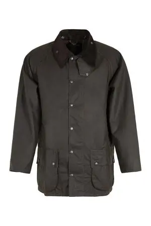 Barbour Beaufort Waxed Cotton Jacket - Green