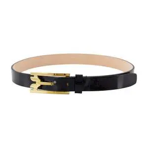 Victoria Beckham Regular Pin Buckle Belt - Black