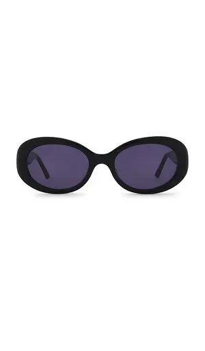 LU GOLDIE Valentina Sunglasses - Black
