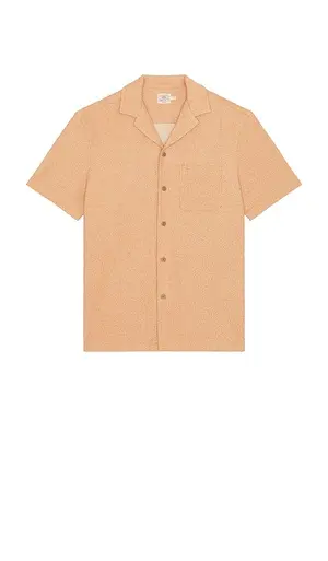 Faherty Brand Oasis Shirt In Orange