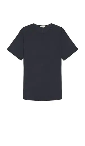 BAREFOOT DREAMS Barefoot Dreams Cotton Modal Crew Tee In Blue.